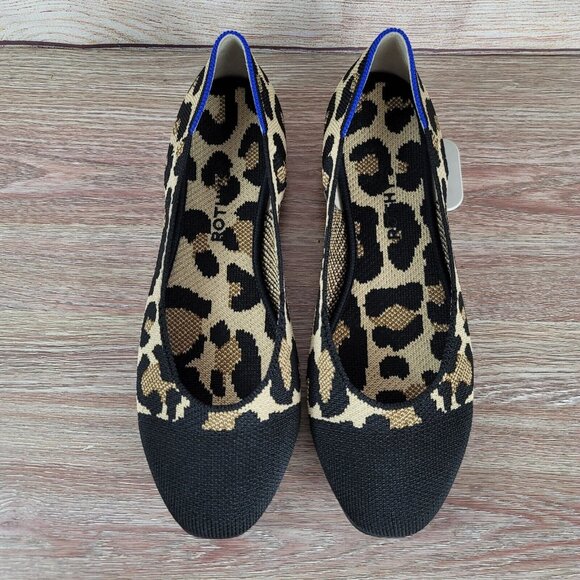 Rothy's | Shoes | Rothys The Square Leopard Print Flats Womens Size ...